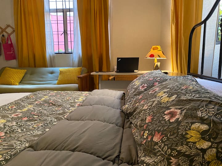 Condesa Garden-level Colonial Apartment - Mexico City