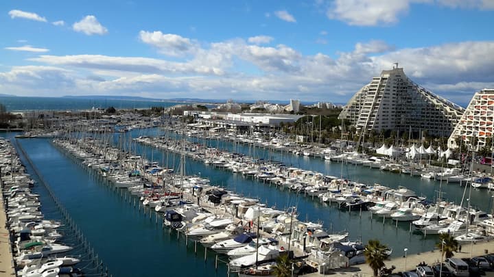 Appartement Vue Imprenable Sur Le Port - La Grande-Motte
