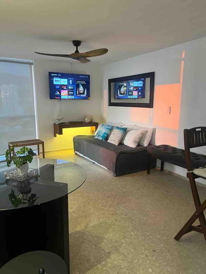 Depto Recién Remodelado En Condo A Pie De Playa - 아카풀코