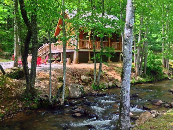 Raccoon Retreat Cabin At Lands Creek Log Cabins - Bryson City, NC