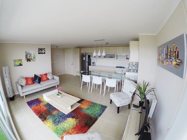 Dpto Laguna Bahía, Algarrobo 8 Pers. Vista Al Mar - Algarrobo