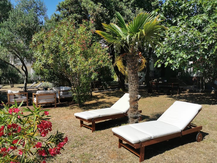 Marinik-apt Fig, Beachfront, Garden, Free Parking - Stara Novalja