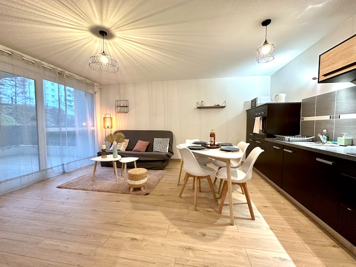 Appartement Cosy Avec Chambre Annecy - 阿訥西