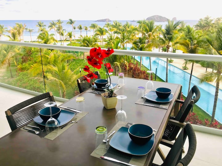 3•departamento En Peninsula Ixtapa Frente Al Mar• - Ixtapa Zihuatanejo