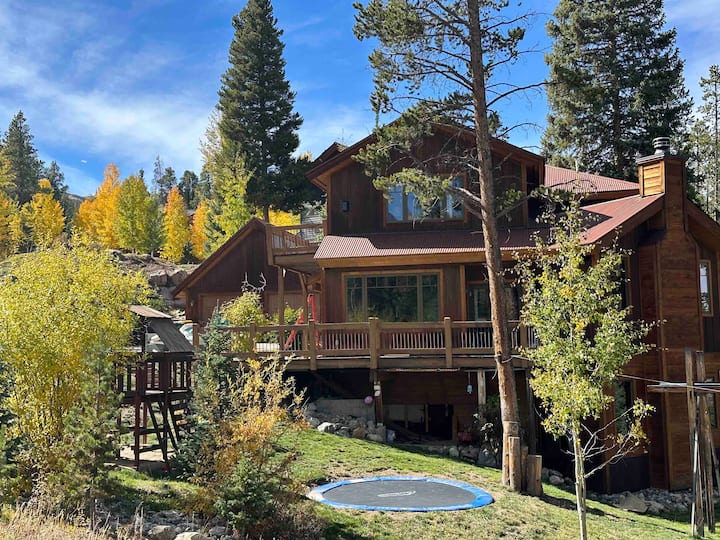 Funfilled,kids,pets Zipline,decks,views,town Close - Breckenridge, CO