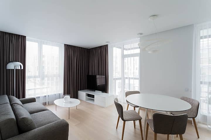 Luxury 1 Br Apartment With Balcony. City Center - Lithuania