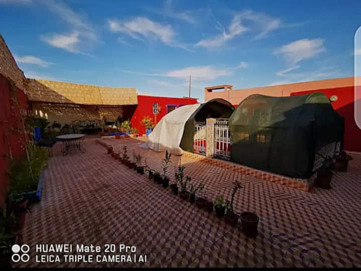 1 Person Private Room, Fast Wi-fi, In Rooftop - Marrakech