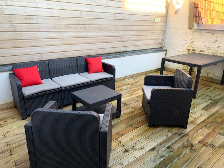 Rdc Courette - 2 Chambres - Plage à 100m - Wifi - Berck