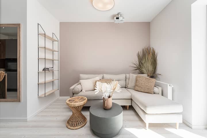 Boho Beach Escape - Apartament Z Dużym Tarasem - Gdynia