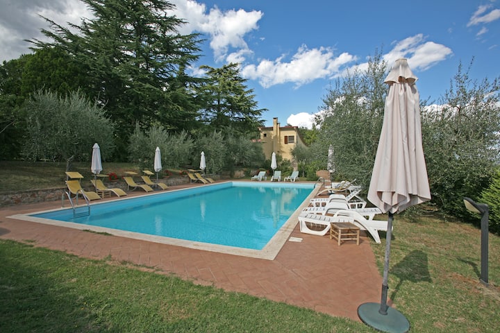 Villa In Parco + Pool 10' Da Siena - Monteriggioni
