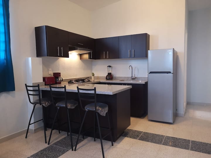 Loft 6, Casa Esmeralda, Todos Los Servicios. - Colima