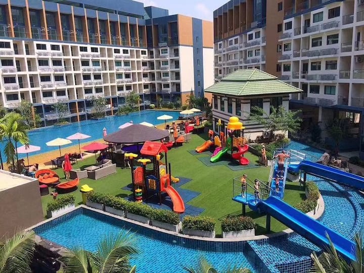 Laguna Beach Jomtien Resort 2 芭堤雅水系度假村 泳池景观 - Pattaya City