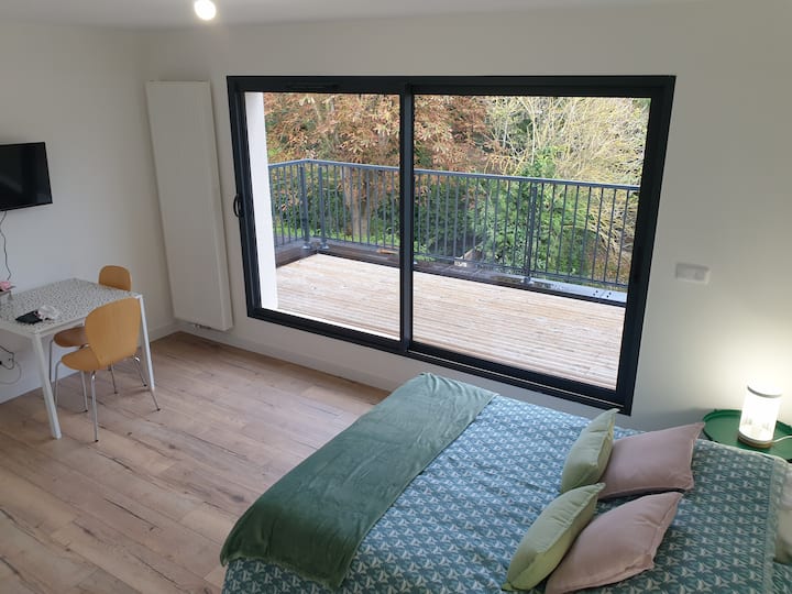 Quartier Haut Henriville Studio N°3 Avec Terrasse - Amiens