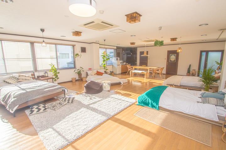 [100㎡・1 Free Parking] Ogokusou 3a - Fukuoka
