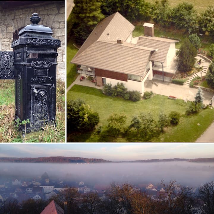 Villa Mossby: Parkähnliches Anwesen & Schlossblick - Würzburg