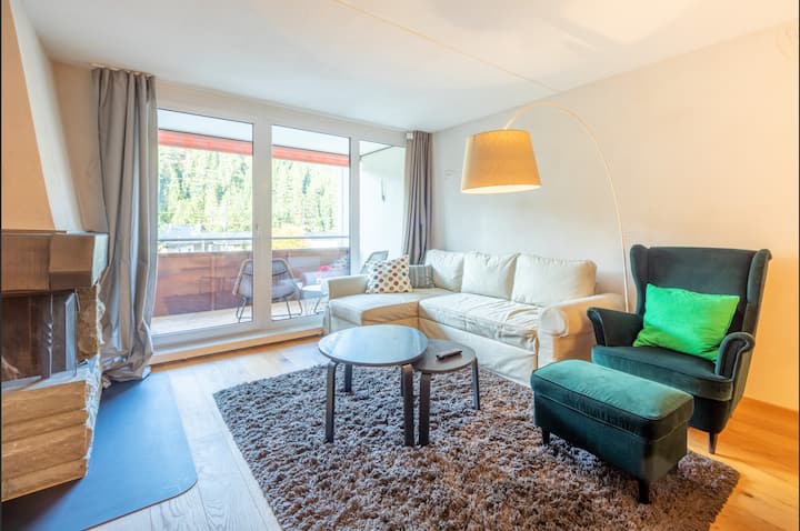 Modern 1-bedroom Flat With Indoor Pool In Laax - Laax