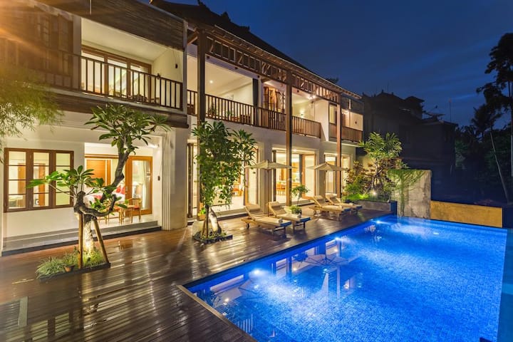 6 Br Spacious Entire Villa + Pool + Kitchen @Ubud - Ubud