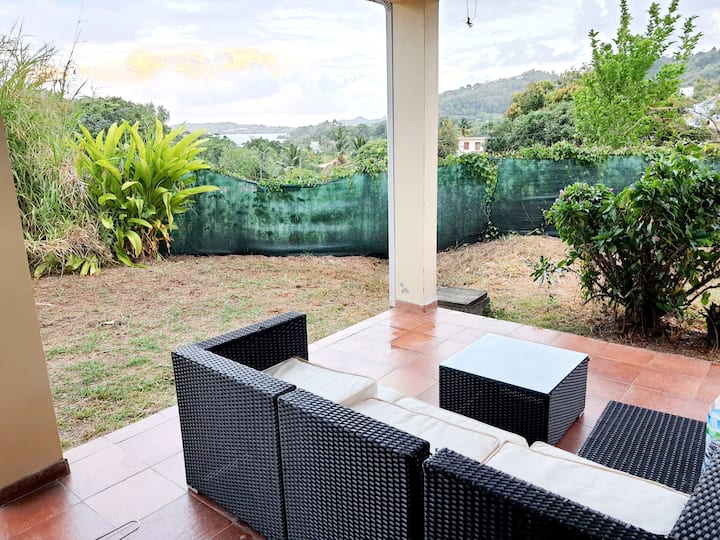 Villa F3, 2 Chambres Climatisées, Vu Mer, Wifi - Martinica