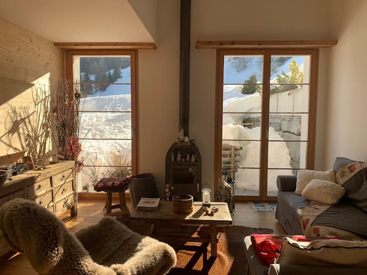 Charming Wood Apartment Splugen - Madesimo