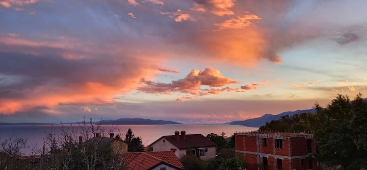 Apartmant Sara With Amazing Wiew Of Kvarner Bay - Kroatië