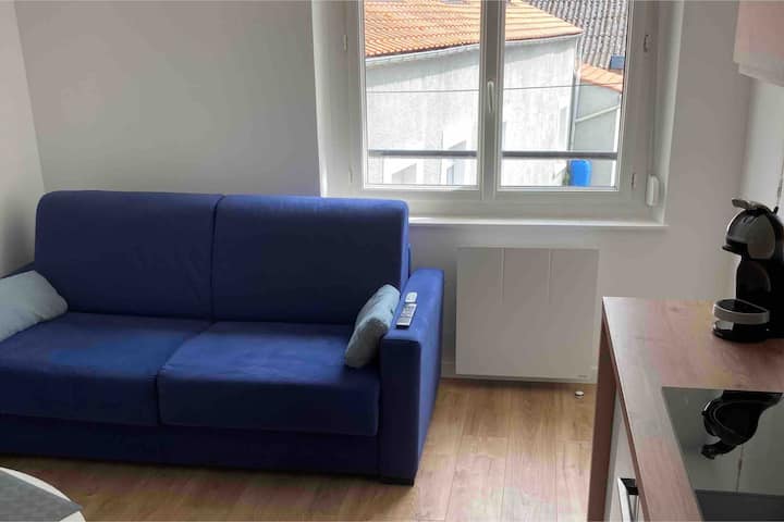 Cosy T2 à 2 Min à Pied De La Plage - Le Portel