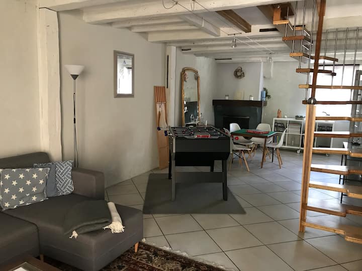 Vaste Maison 6 à 8 Couchages Quartier Historique - Tours