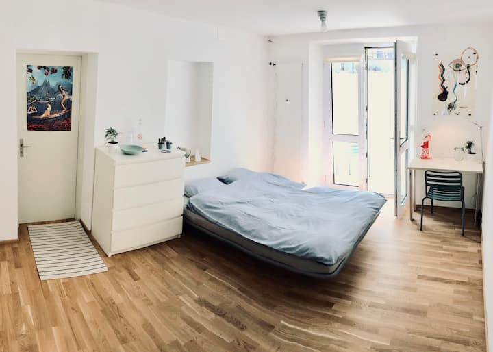 M81 | Bright Basement Studio W/ Private Bathroom - Basel