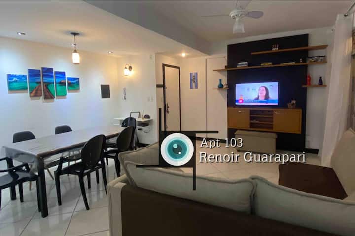 Excelente Localização E Varanda Privativa. - Guarapari