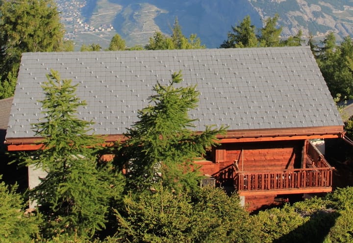 Authentiek Chalet, Wijds Uitzicht - La Tzoumaz