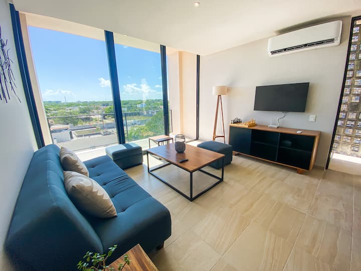 Skyline Playa | 200mb Wifi |  Rooftop W Great Pool - Playa del Carmen