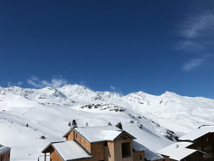 Val Thorens Studio Cosy Balcon Sud Face Cîme Caron - Savoie