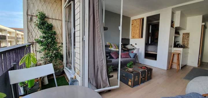 Appartement Cosy - Balcon Avec Vue Sur Le Canal - Pantin
