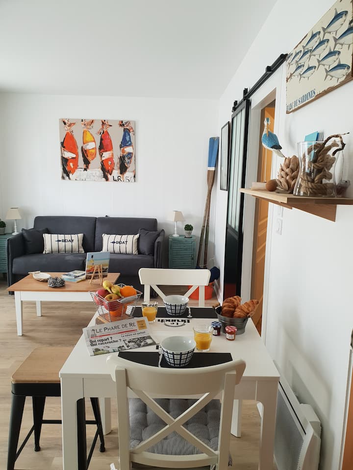 Charmant Studio 3* Proximité Port Et De La Plage - Île de Ré