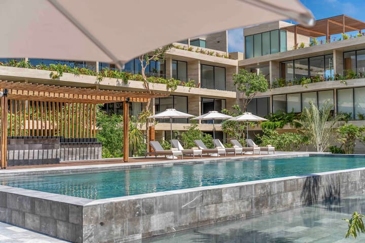 Stylish Tropical Apt. W/ Free Shuttle To The Beach - Tulum