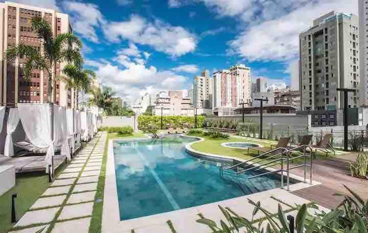 Studio Savassi -Ar Cond., Piscinas, Acad., Vaga 02 - Belo Horizonte