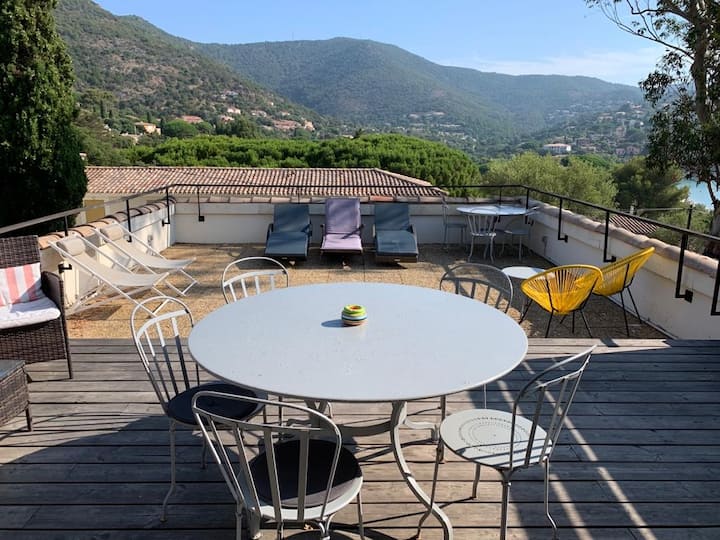 Bel Appartement Terrasse Au Cap Nègre Avec Piscine - Rayol-Canadel-sur-Mer
