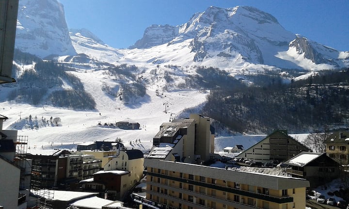 Studio Cabine 4 Places - 3 Lits. Face Aux Pistes - Eaux-Bonnes