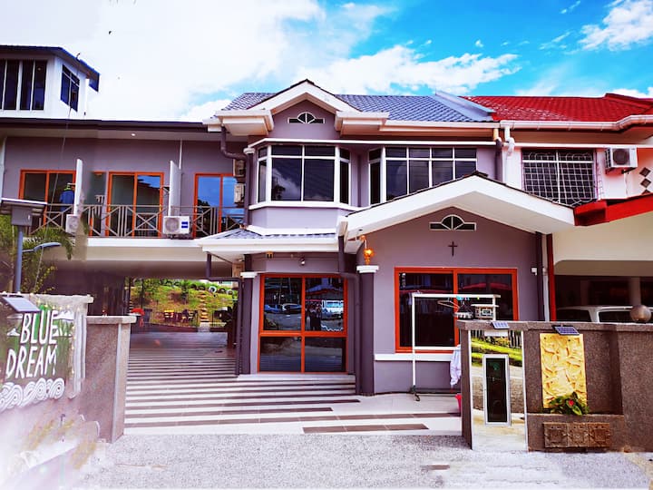 新装修可住20位blue Dream Ktv Homestay沙巴蓝梦ktv别墅欢迎您 - Sabah