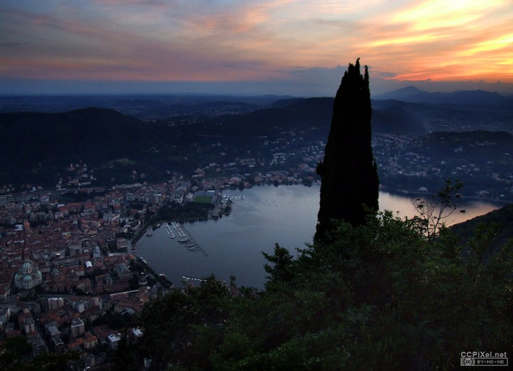 Brunate Near Funicular Above Como - Como