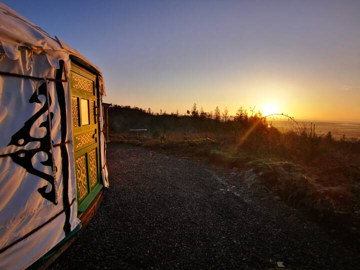 "Wych Elm" Deluxe Yurt At Marthrown Of Mabie - Caerlaverock Castle