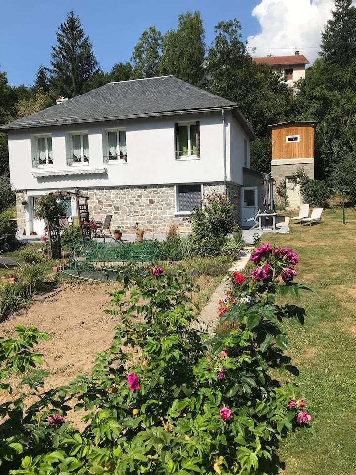 Joli Appartement Plain Pied, En Rez-de-jardin - Orcival
