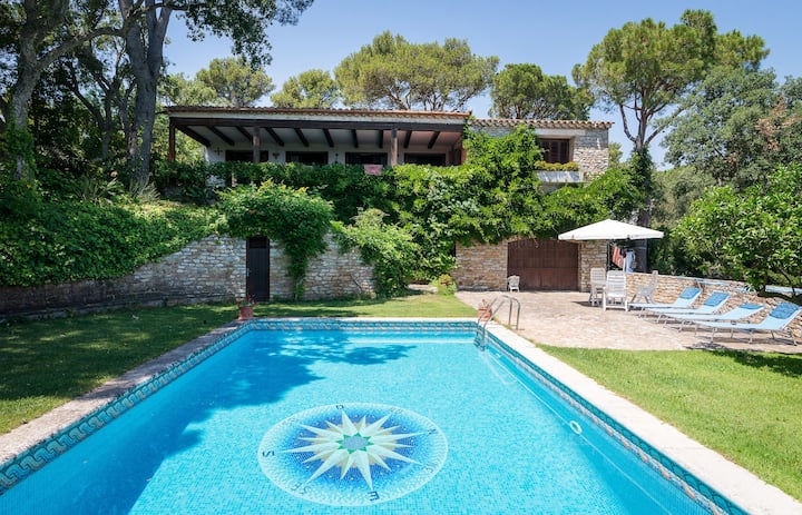 Espectacular Villa Con Piscina Particular En Begur - Tamariu