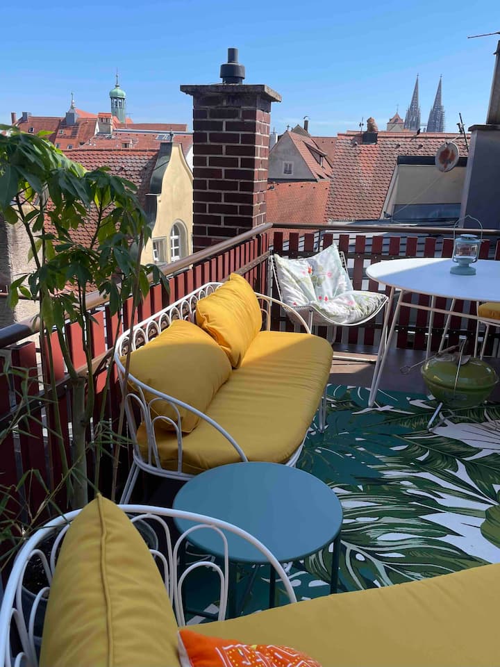 Loft Mit Terrasse Und Balkon In Altstadt - Ratisbonne