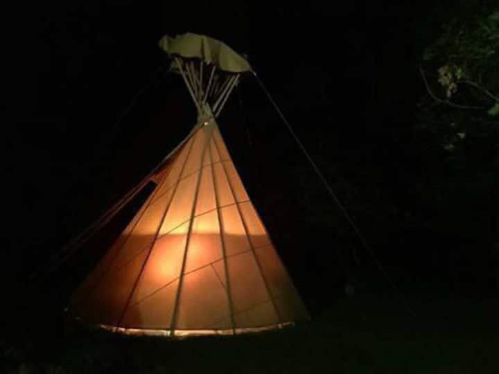 Hike-in Off-grid Sioux Tipi On Mountainside - Orland, ME