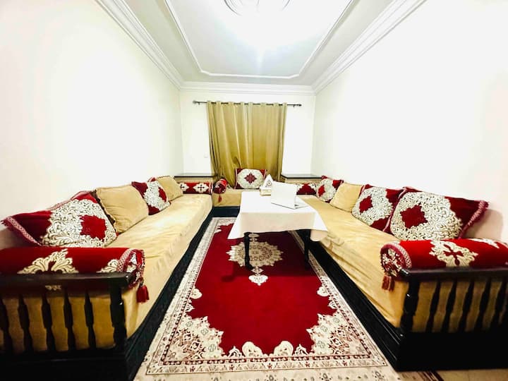 City Center/ Beach / Family/télétravail/ Fibre/a/c - Agadir