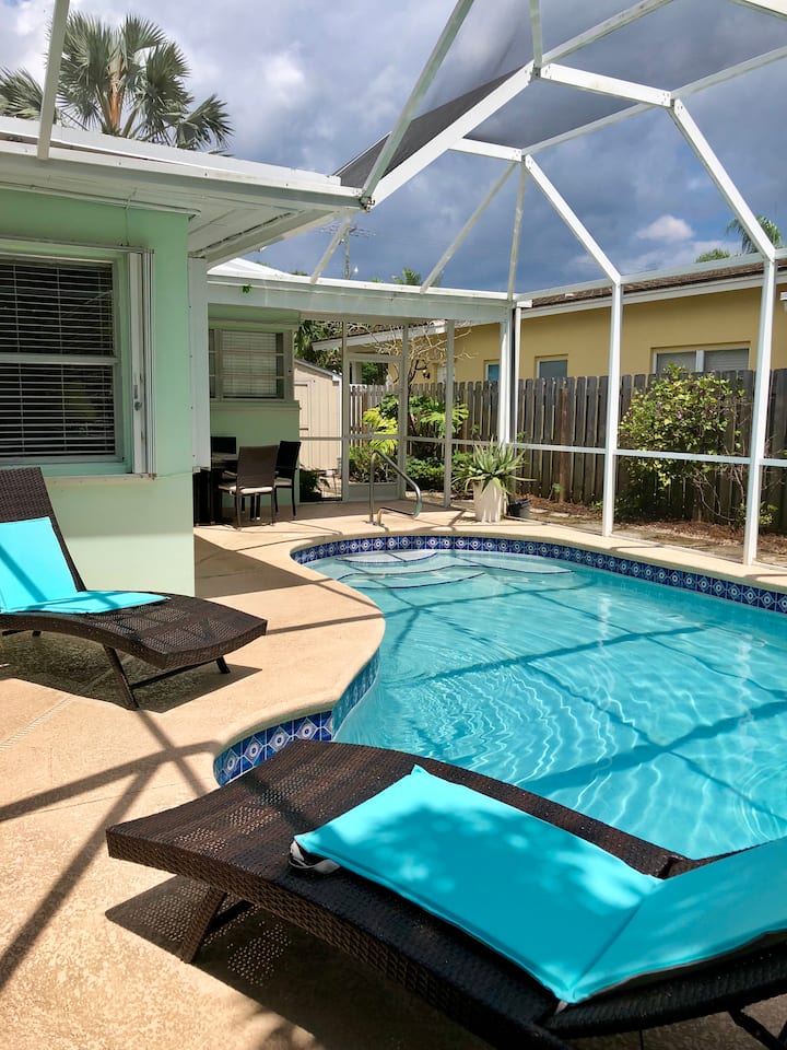 Cozy Villa Near Hollywood Beach With Heated Pool - Hollywood, FL