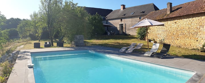 Chaleureuse Maison Périgourdine Avec Piscine - Dordogne