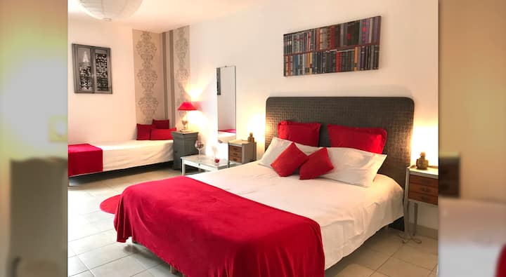 Chambre 3 Personnes Avec Sdb Privée - Chinon