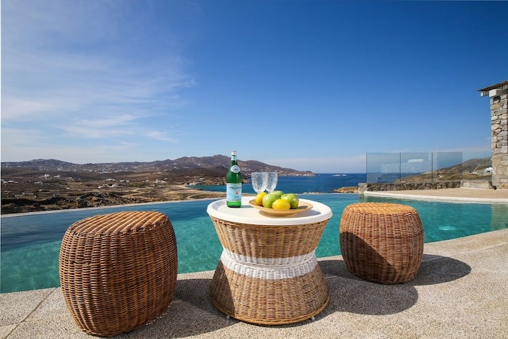 R 944  Anastasia With Side-sea View, Terrace & Pool View. - Mykonos