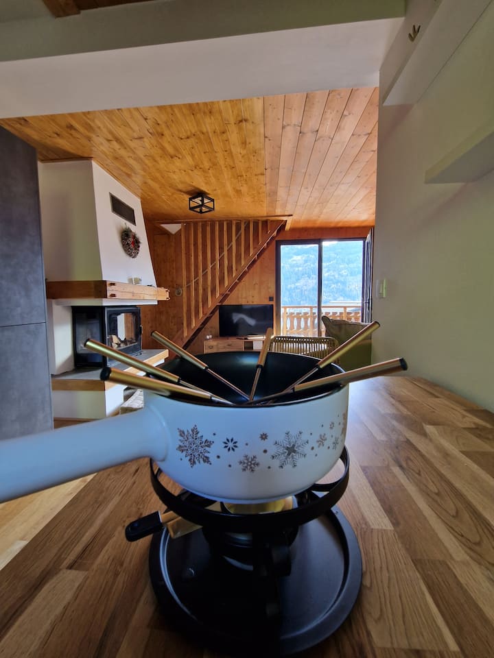 Beau Duplex Cosy 6 Personnes Face Au Mont-blanc - Saint-Gervais-les-Bains